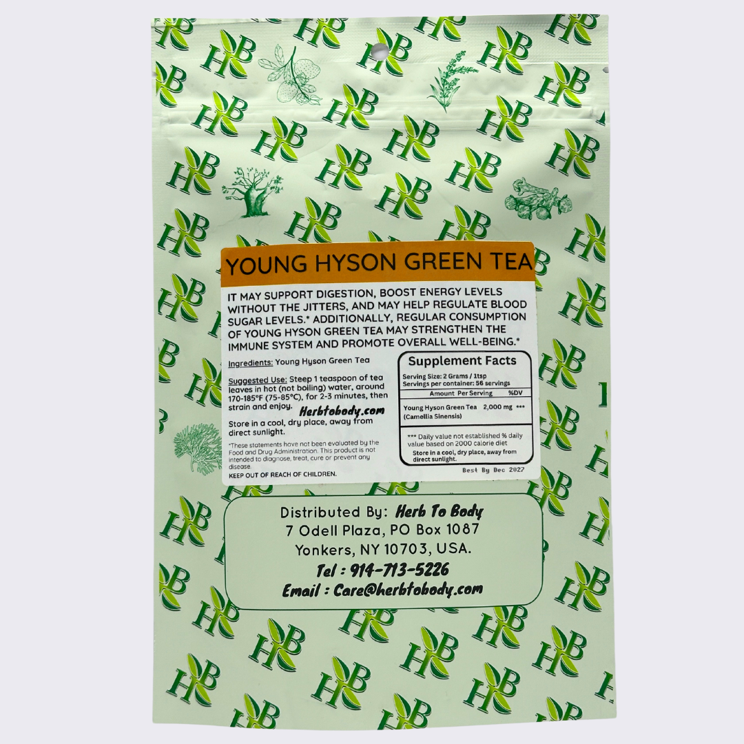 Young Hyson Green Tea ( Clean Energy • Antioxidant Defense • Metabolis ...