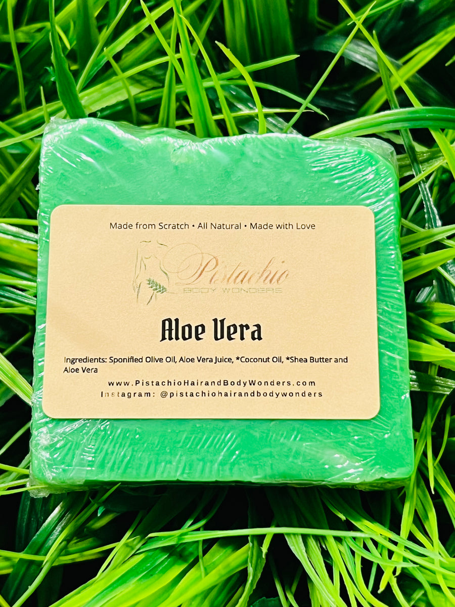 Aloe Vera Soap Bar | Eczema | Sun Burn | Psoriasis – Cleve_Seamoss