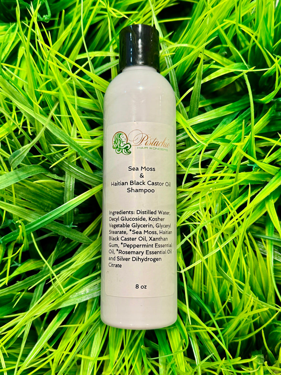 Sea Moss & Haitian Black Castor Oil Shampoo – Cleve_Seamoss