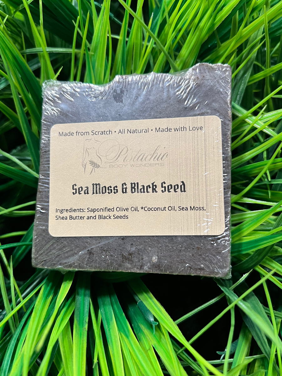 Sea Moss & Black Seed Soap Bar | Acne Flares | Psoriasis | Eczema ...